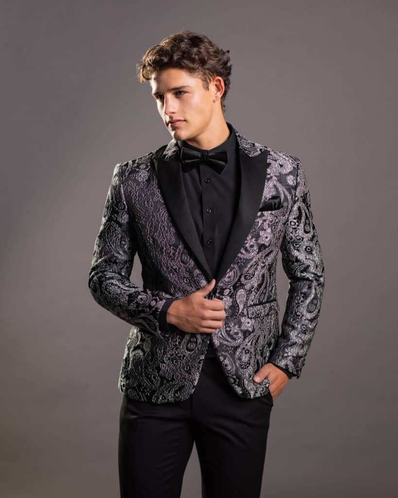 Silver Tux - Penguins Suit Hire & Menswear